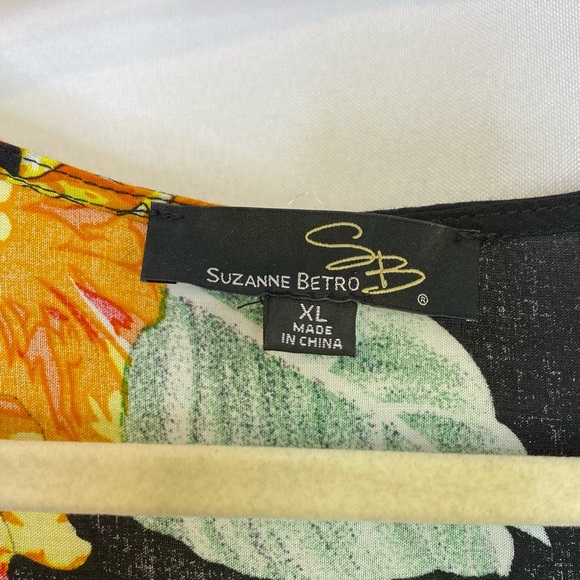 Suzanne Betro | Dresses | Suzanne Betro Xl Tropical Floral Dress Nwot ...